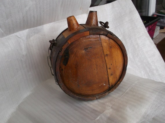 Vintage Wooden Water Container Wooden Container Antique | Etsy