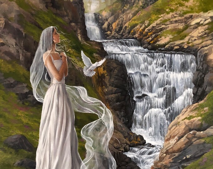Original Art - Spirit and the Bride - Christian Art - Etsy