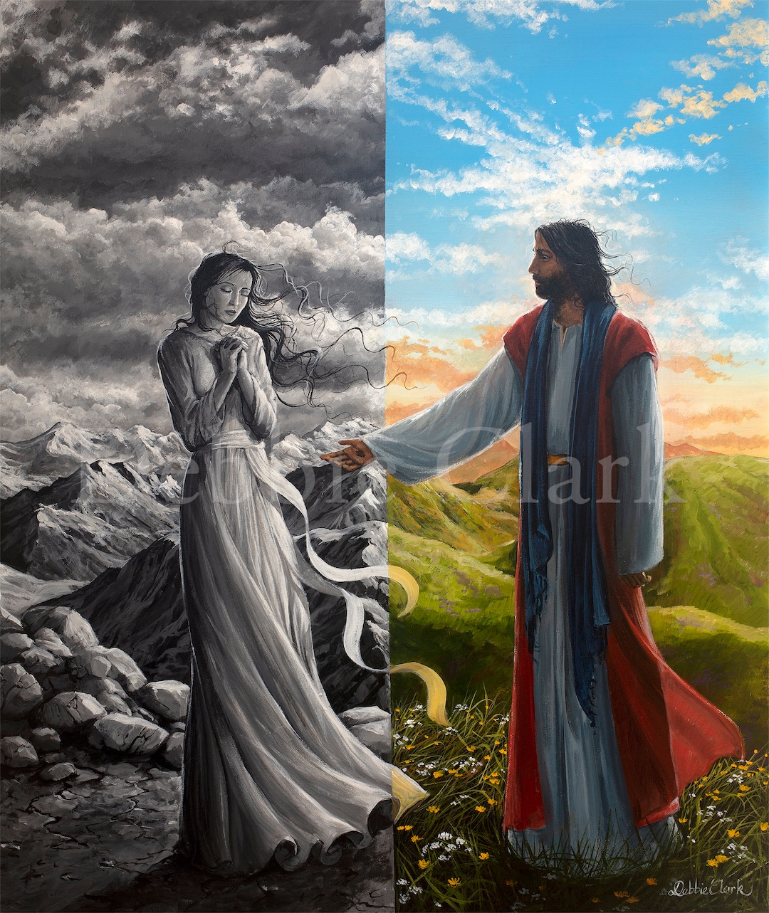 Original Art - Seeking Jesus - Christian Art - Etsy