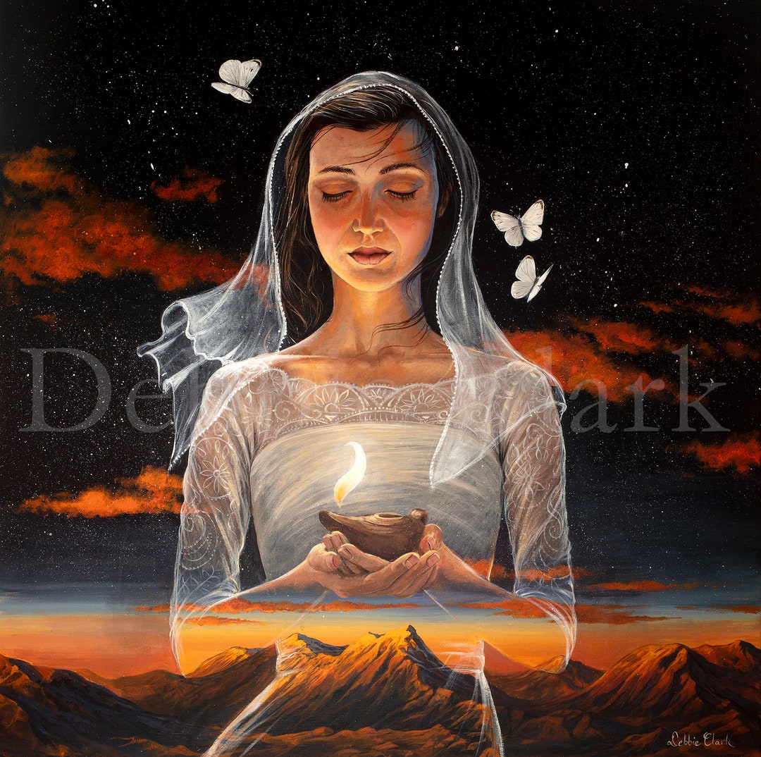 Giclee Print - the Pure Heart - Christian Art - 11" X 11" - Etsy