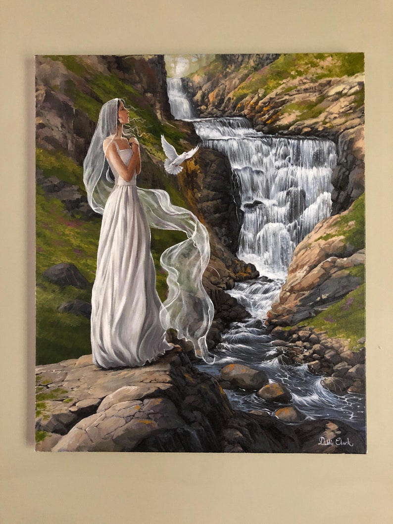 Original Art Spirit and the Bride Christian Art - Etsy