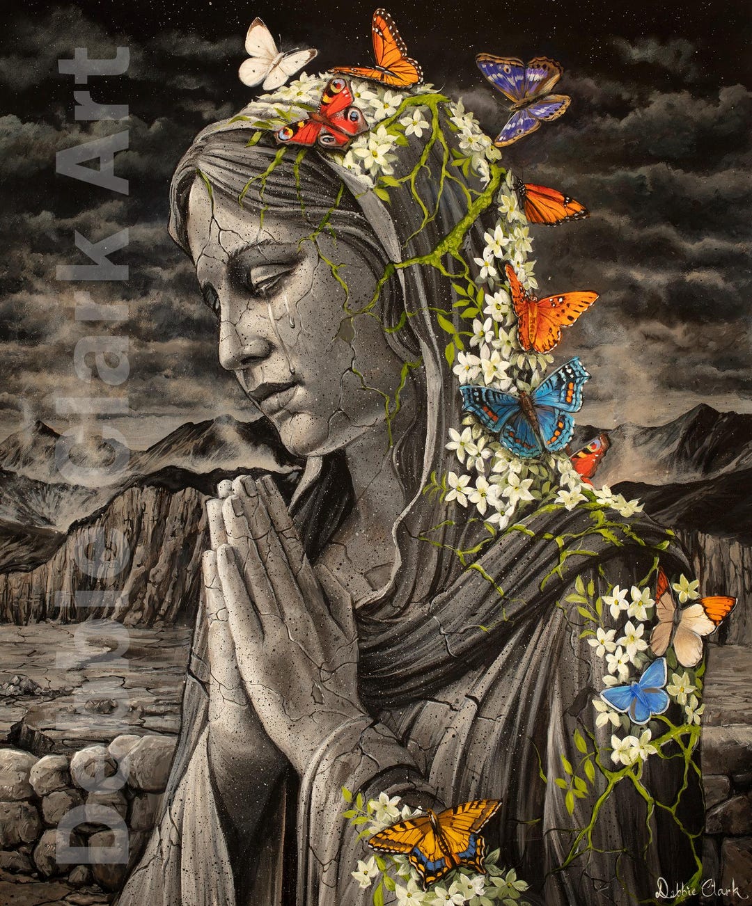 Hand Painted Original Art - Repentance - Surreal Christian Art - Etsy