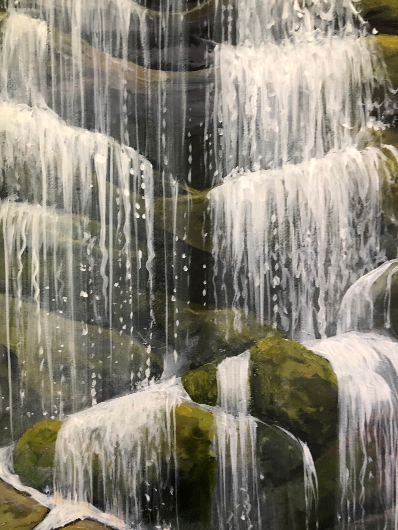 Waterfall of Living Water Art Print - Christian Art - 11" X 16" - Etsy