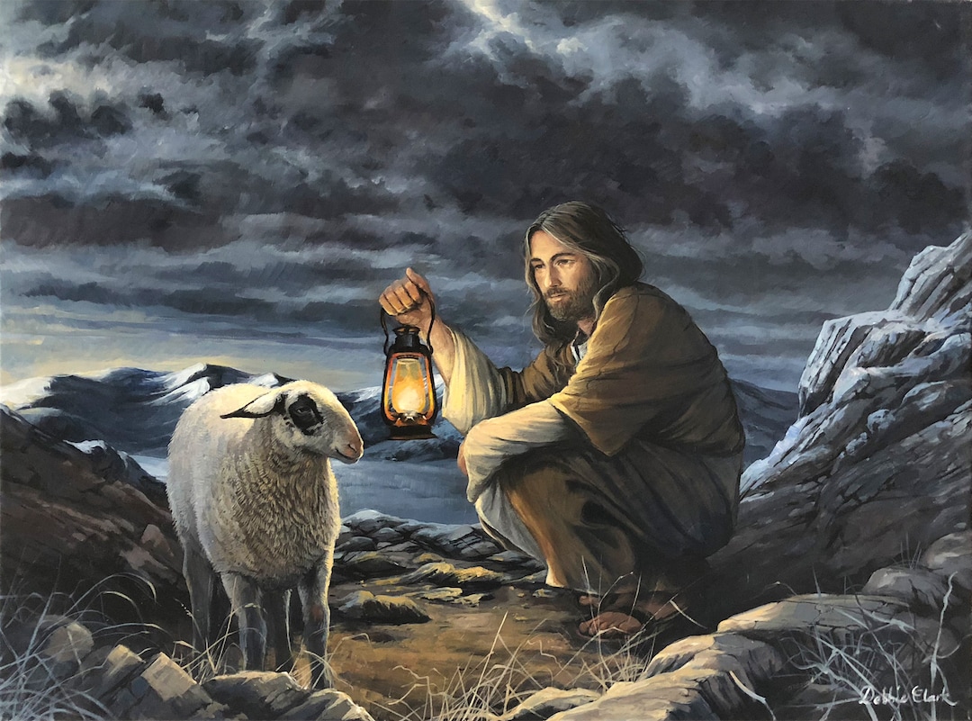 Jesus Christ Art Print - the Rescue - Painting of Jesus Christ by ...