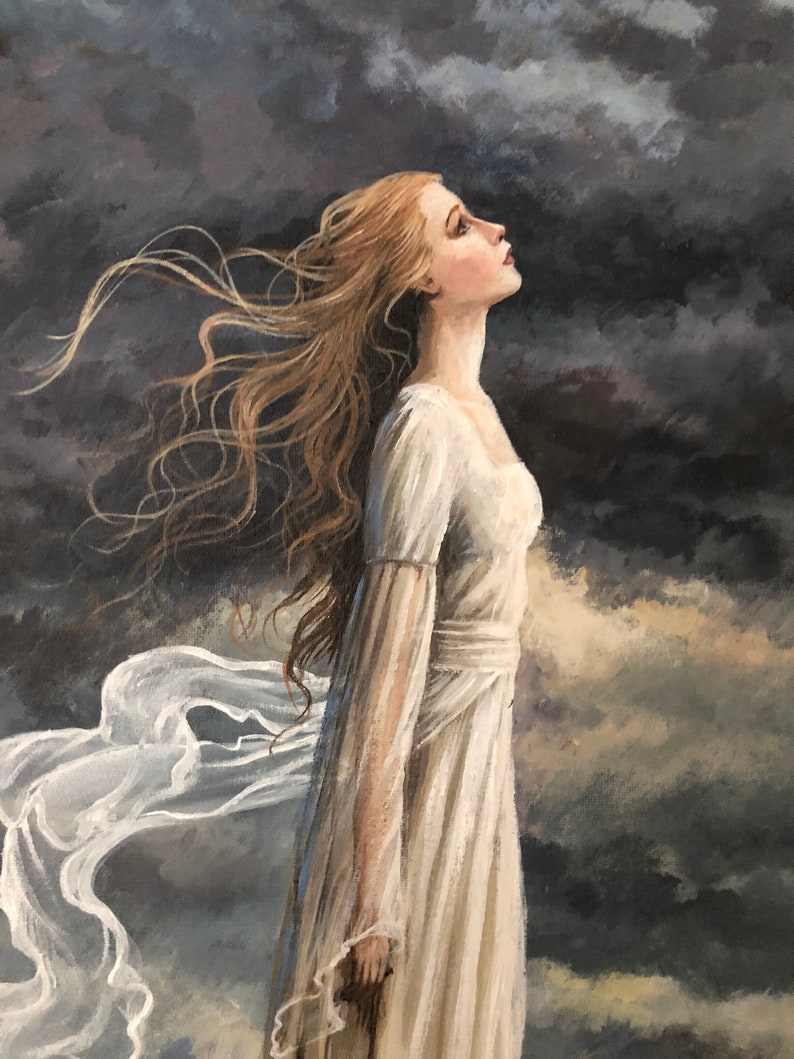 Original Art the Hand of God Christian Art Acrylic | Etsy