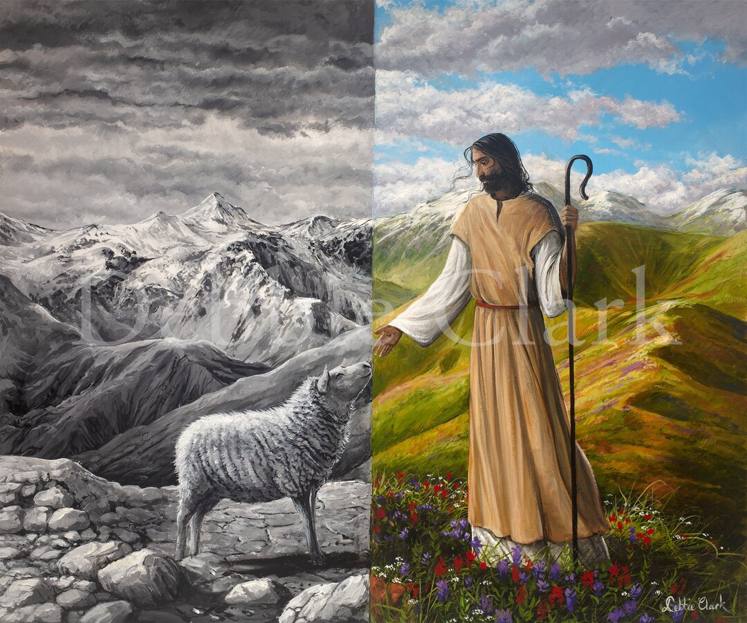 Original Art - Follow Me - Jesus Christ Painting - Christian Art - Etsy