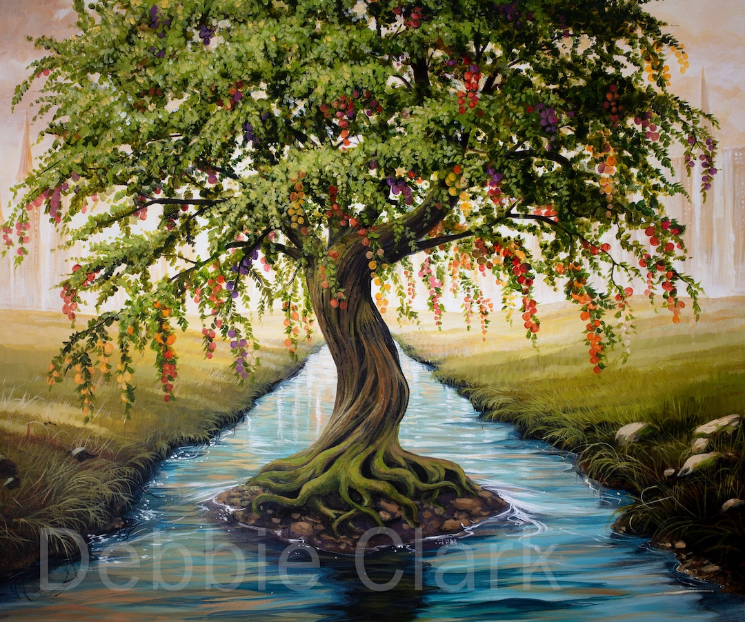 Art Print on A2 - the Tree of Life - Christian Art - Limited Edition ...