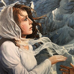 Original Art - the Righteous Right Hand - Painting of Jesus - Etsy