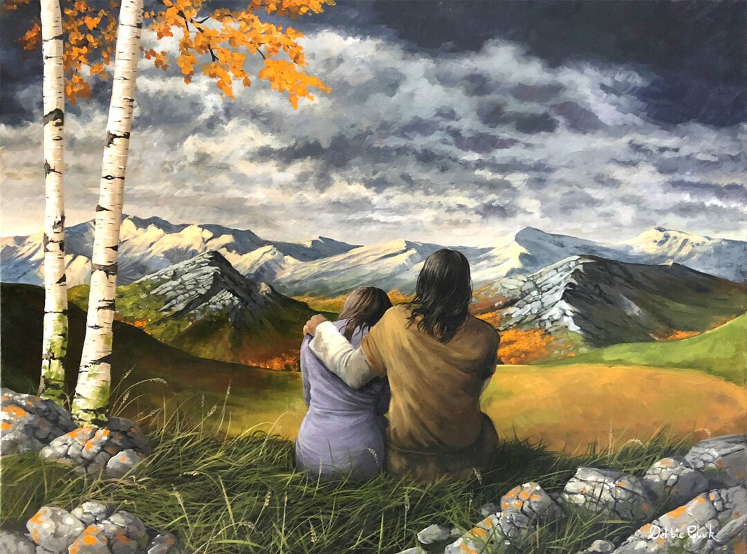 Jesus Painting Art Print - Title - Blessed - Christian Art - Limited ...