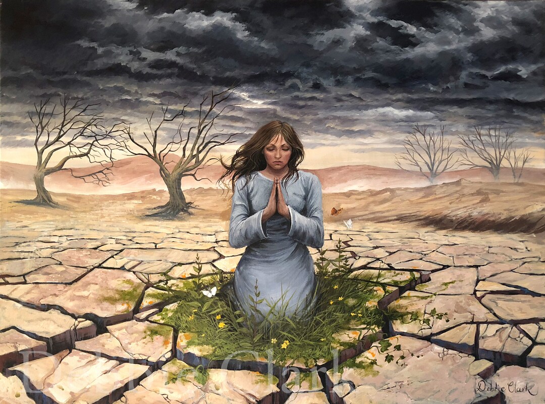 Original Art - Healing the Land - Acrylic Painting on Stretched Canvas ...