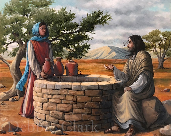 Art Print the Samaritan Woman Christian Art - Etsy