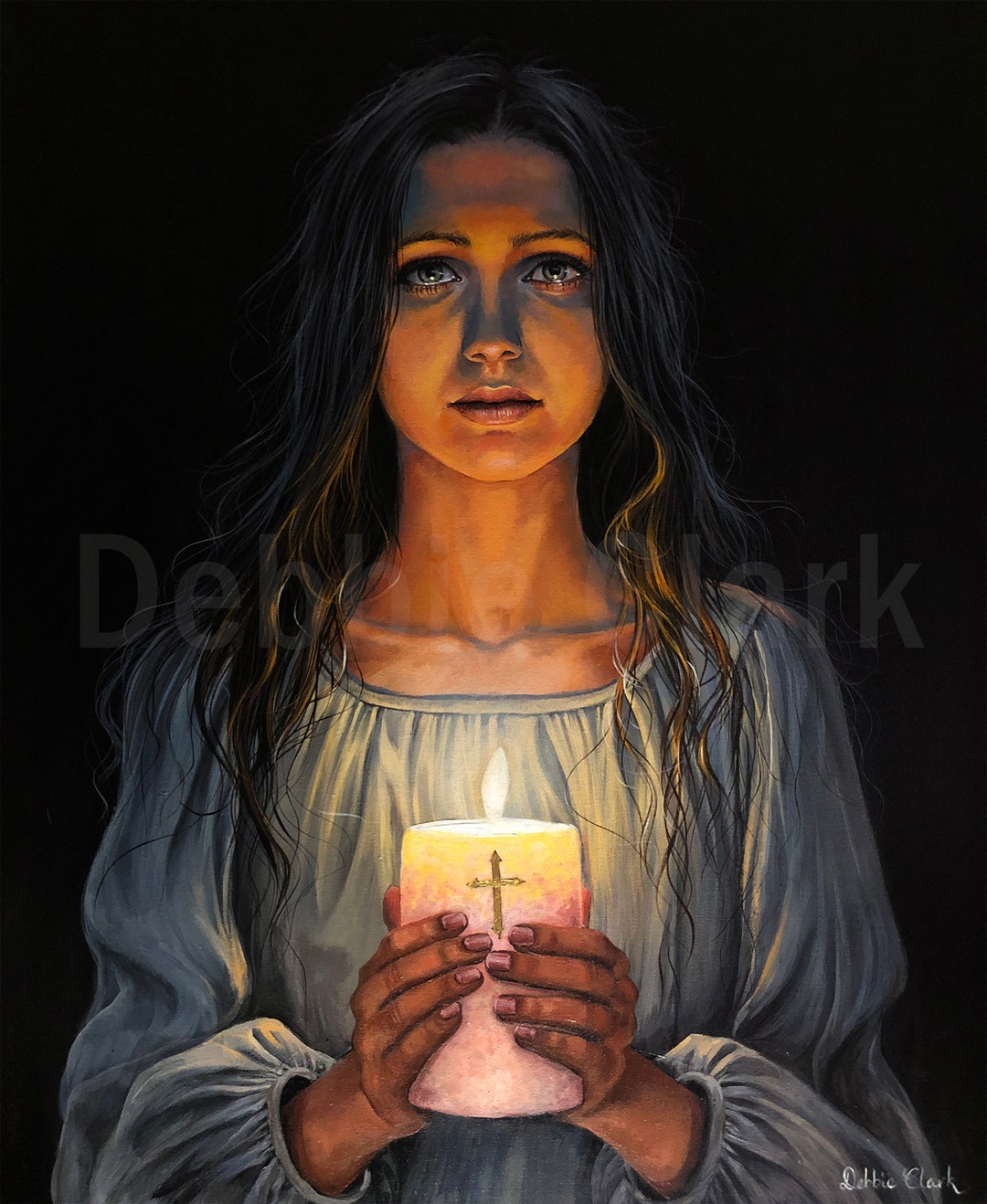 Original Art - A Light in the Dark - Christian Art - Etsy Canada