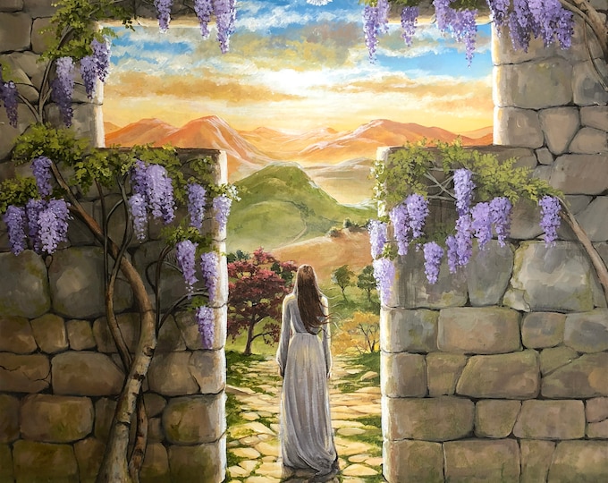 Original Art - Entrance to Eternity - Christian Art - Acrylic Painting ...