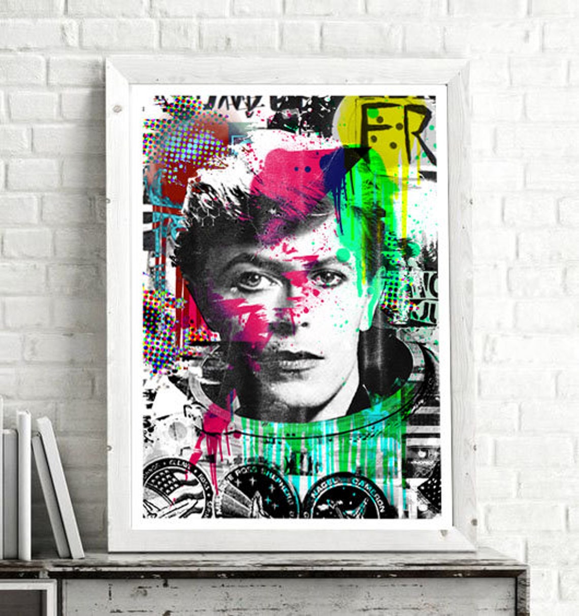 David Bowie Digital Art Print David Bowie Poster - Etsy