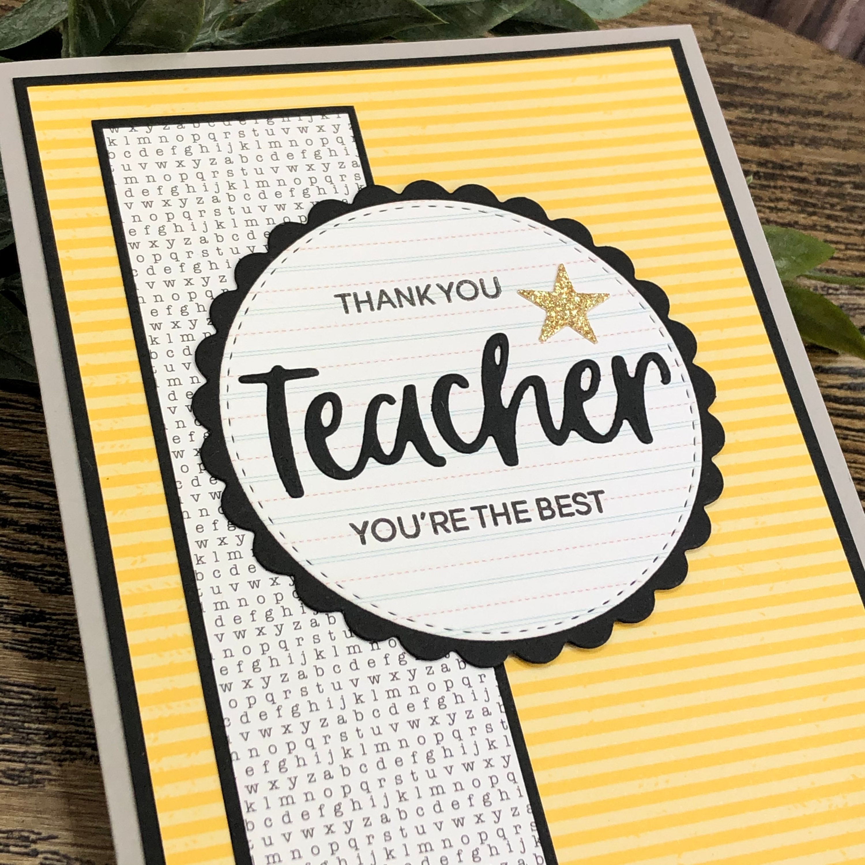 Handmade Teacher Card Blank Inside Thank You Teacher Youre | Etsy