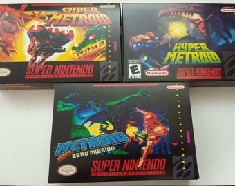 Super Metroid Box - Etsy UK