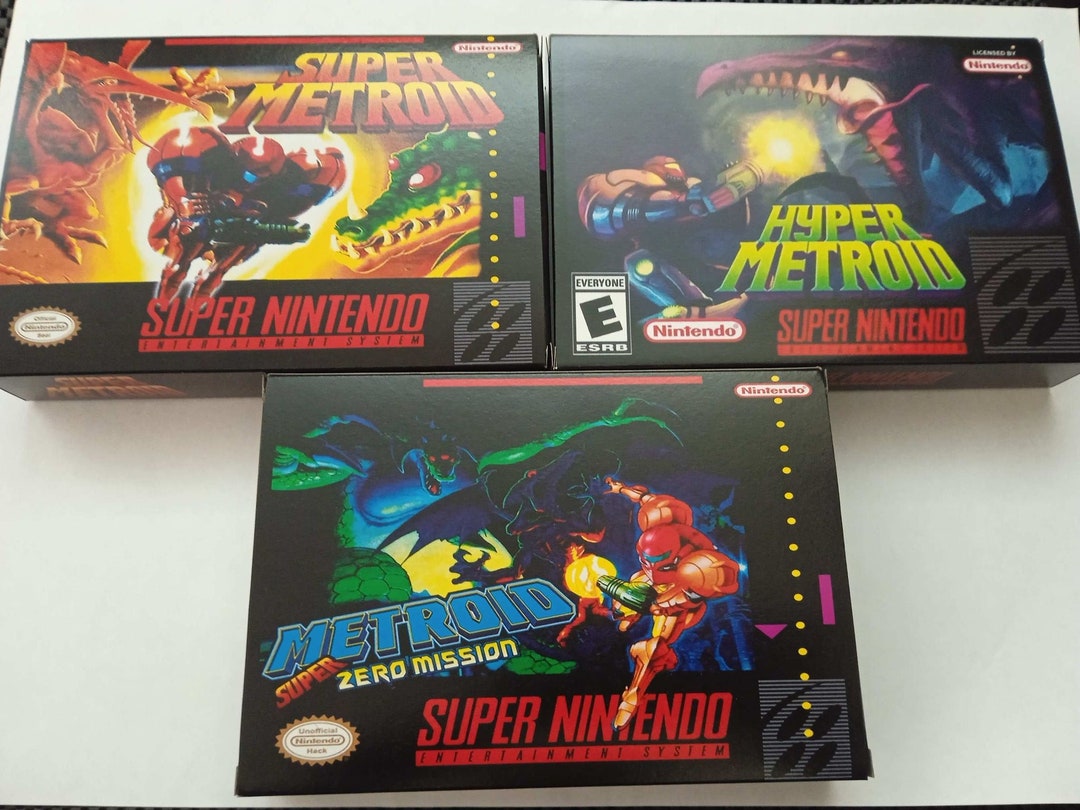 Super Metroid Hyper Metroid Bundle Pack SNES / Super NES - Etsy UK