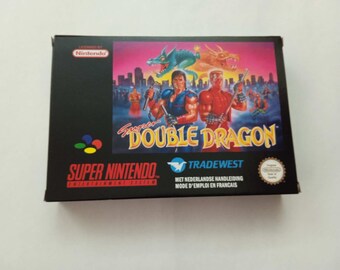 Super Double Dragon Snes Replacement Box - Etsy