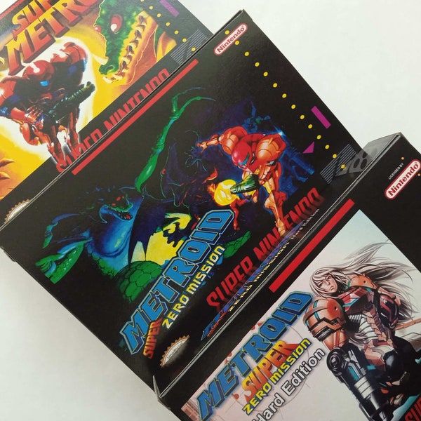 Super Metroid Replacement Box - Etsy