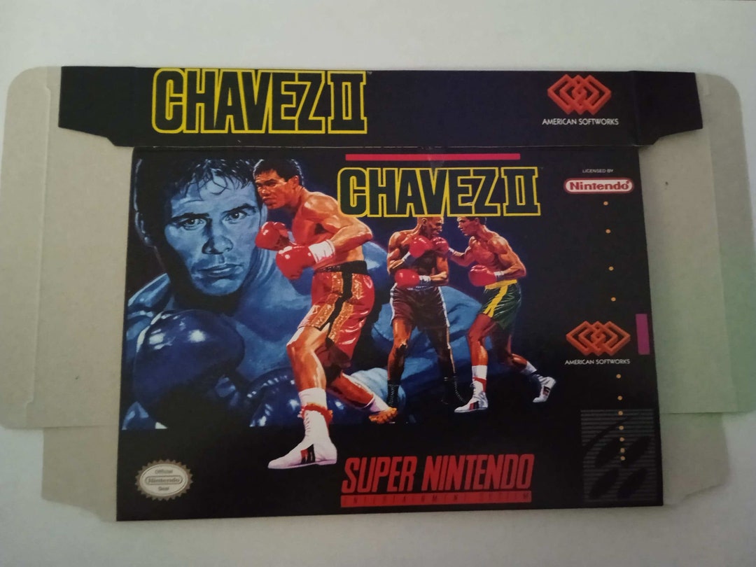 Chavez II SNES / Super NES Repro Box / Replacement Box Ntcs / Us - Etsy