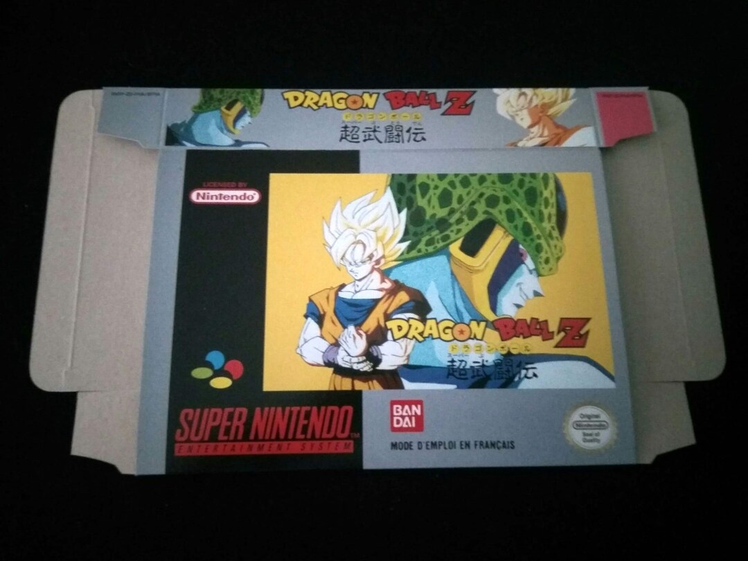 Dragonball Z SNES / Super NES Repro Box / Replacement Box - Etsy