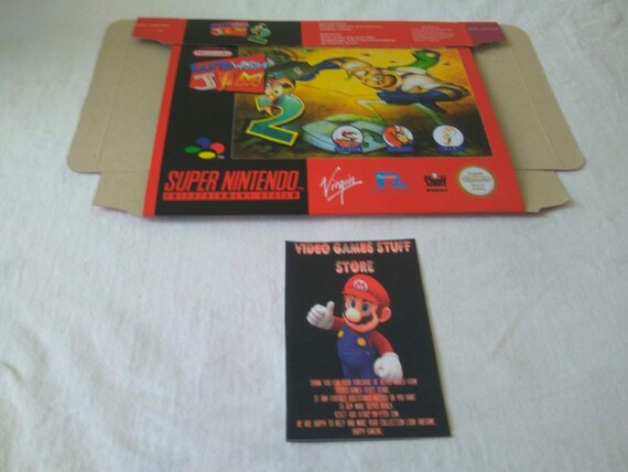 Earthworm Jim 2 SNES / Super NES Repro Box / Replacement | Etsy