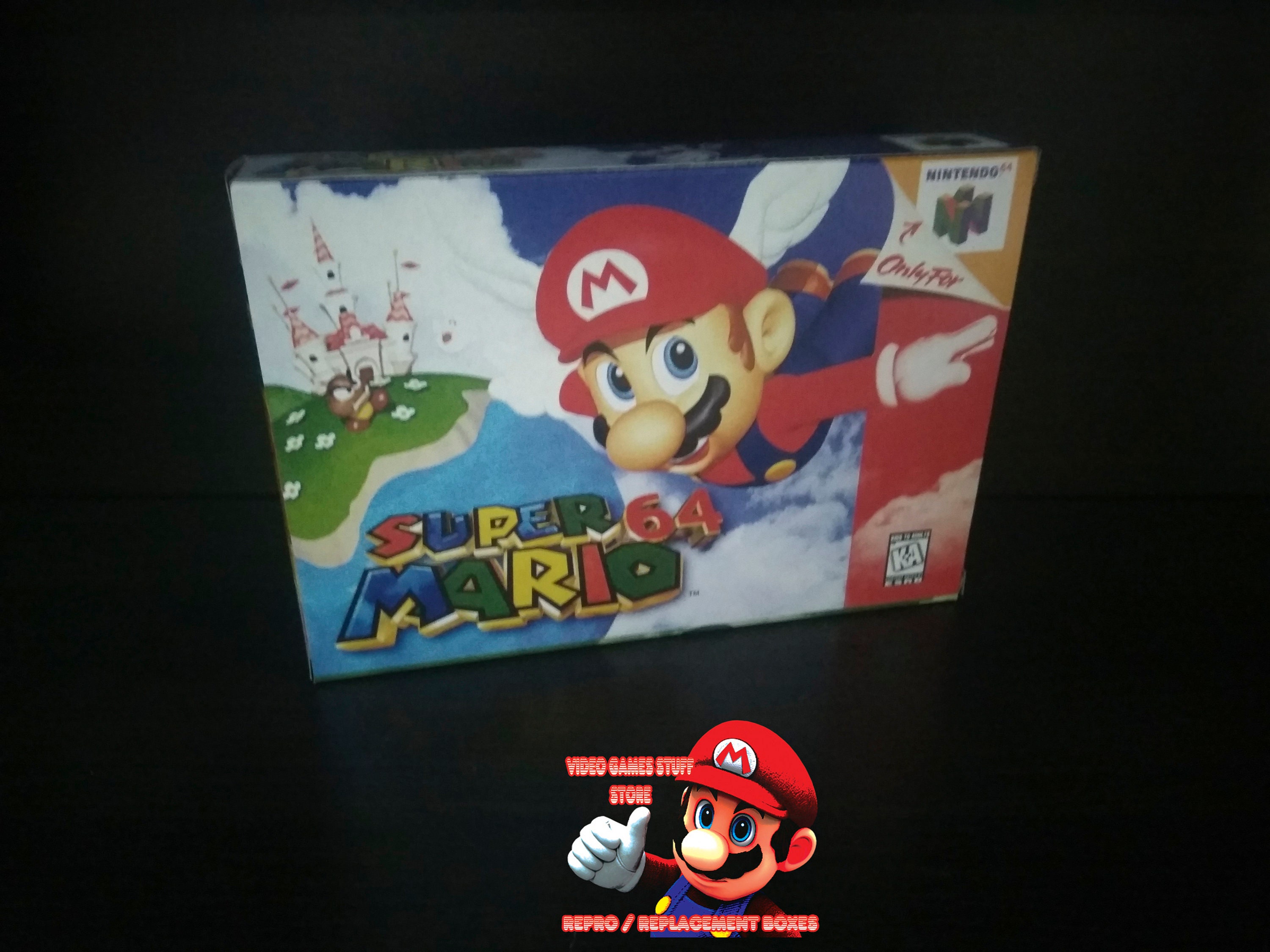 Super Mario 64 N64 / Nintendo 64 Repro Box / Ersatz Box | Etsy