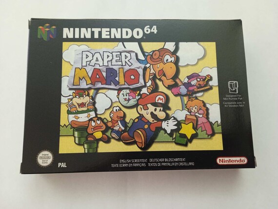 Paper Mario 64 Box