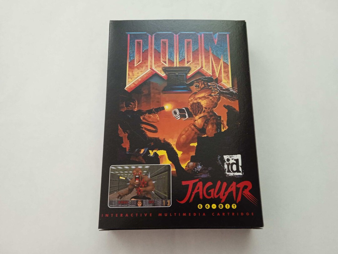 Doom II Atari Jaguar Repro Box / Replacement Box - Etsy