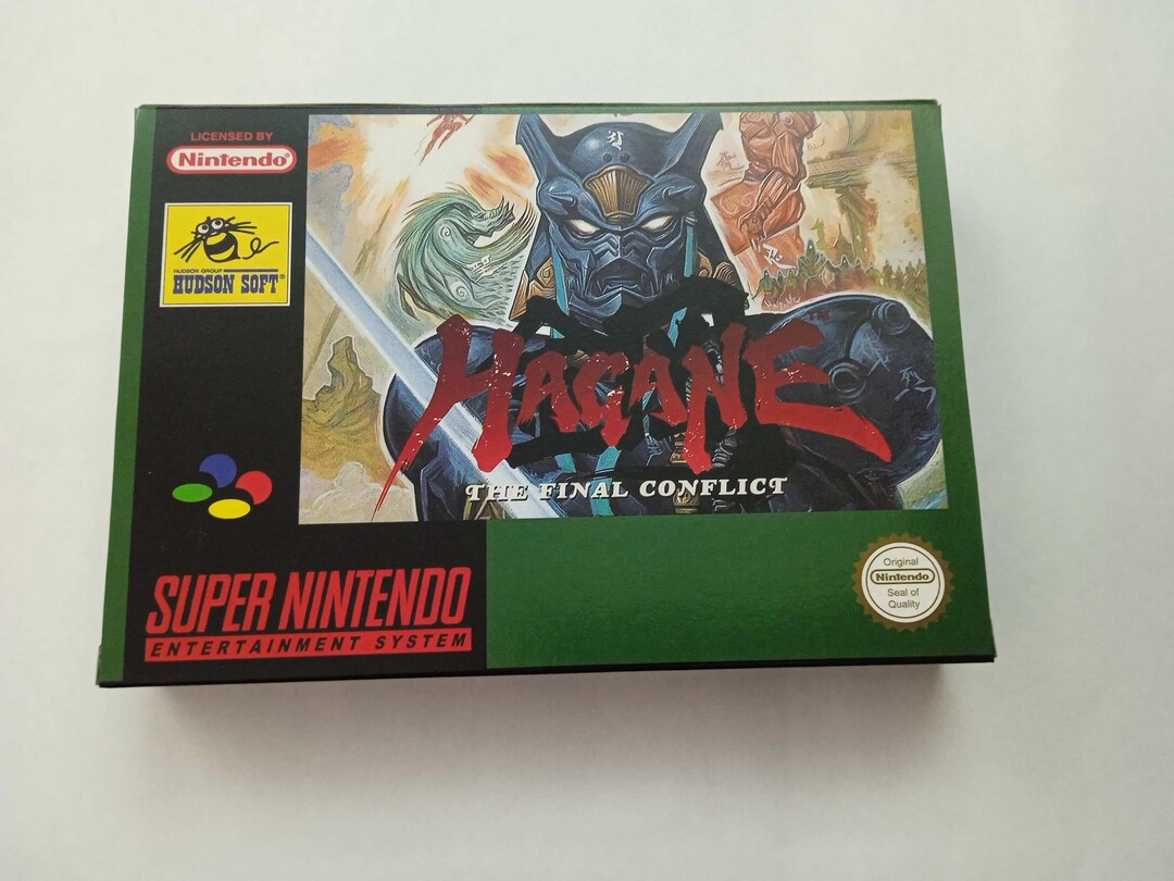 Hagane SNES / Super NES Repro Box / Replacement Box - Etsy
