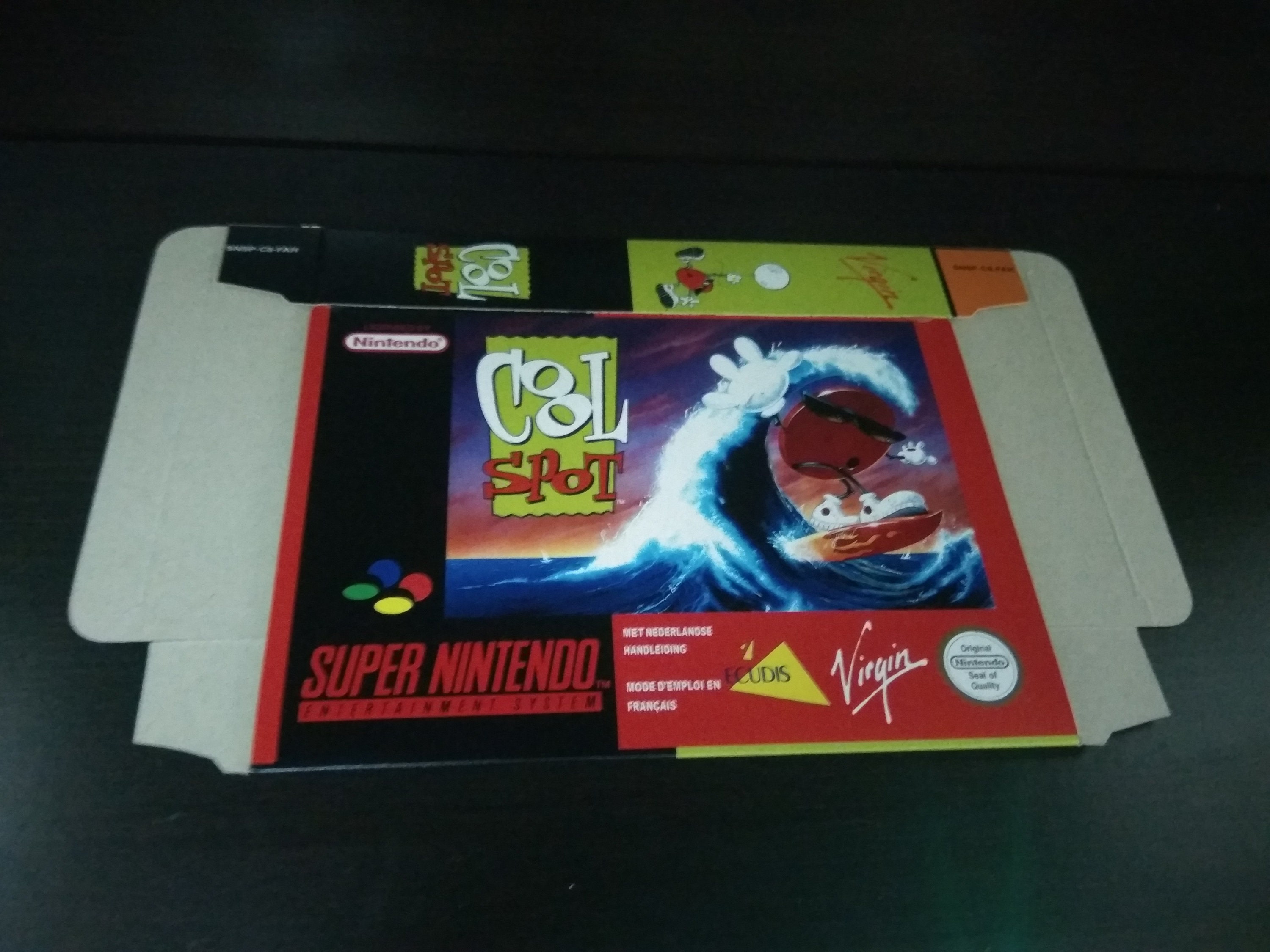 Cool Spot SNES / Super NES Repro Box / Caja de reemplazo - Etsy España