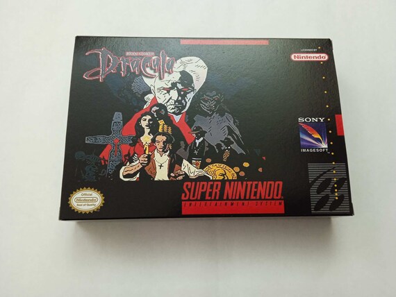 Dracula SNES / Super NES Repro Box / Replacement Box | Etsy