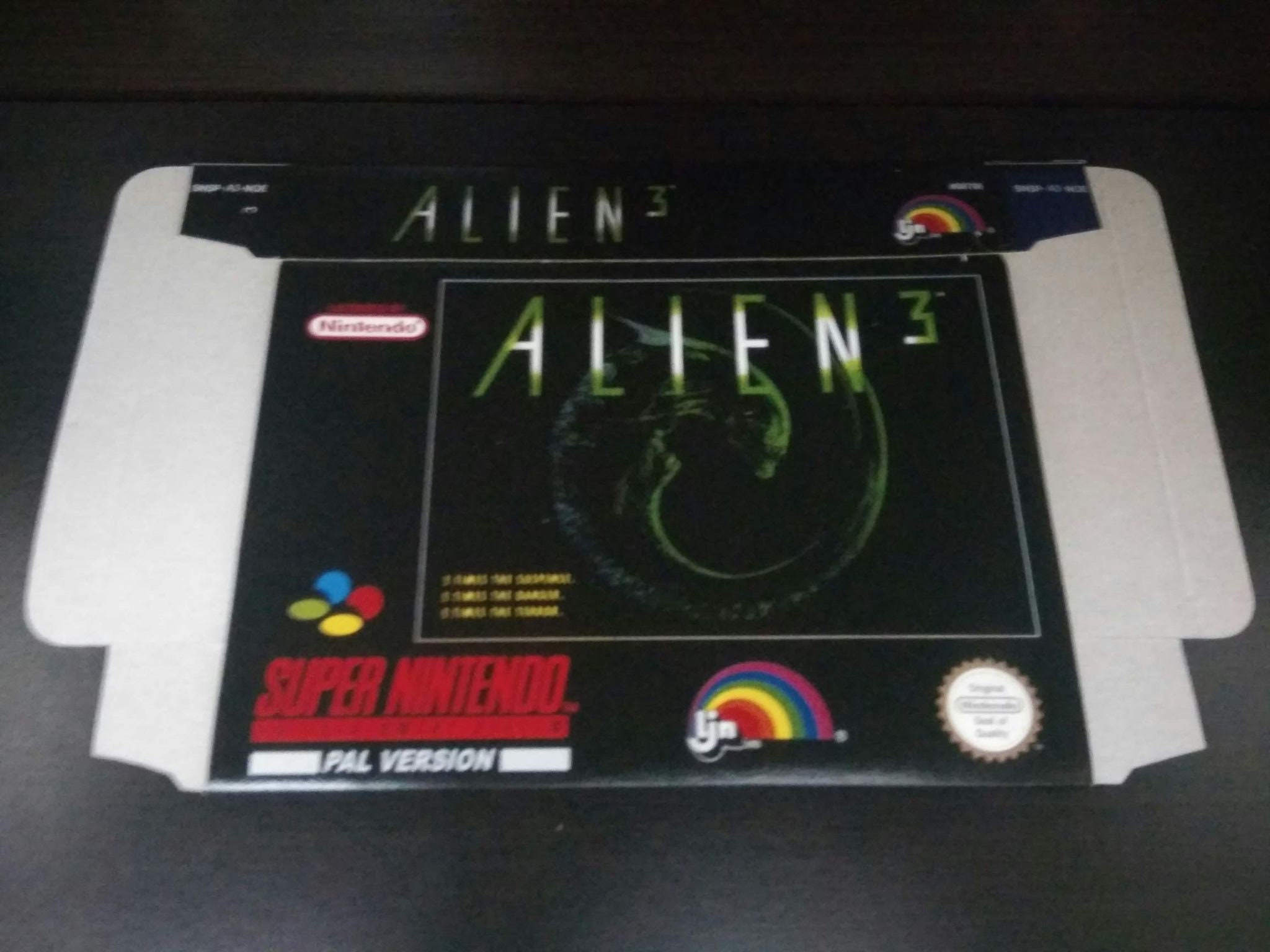 Buy Alien 3 SNES / Super NES Repro Box / Replacement Box Pal Online in ...