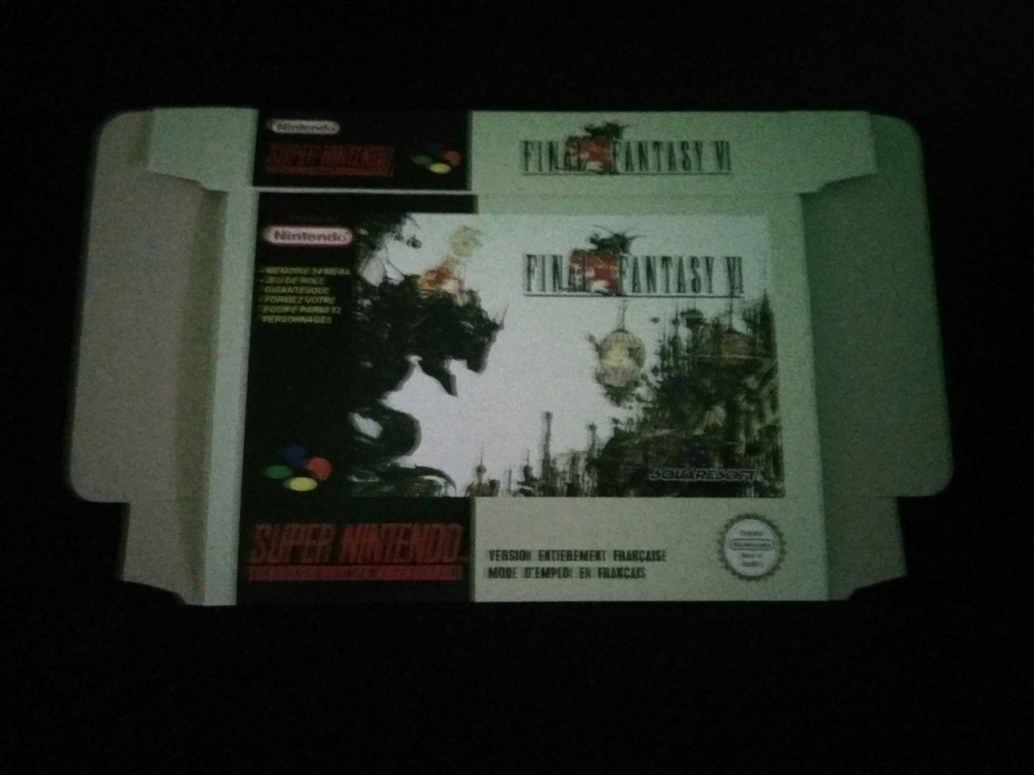 Final Fantasy VI SNES / Repro Box / Replacement Box EU | Etsy