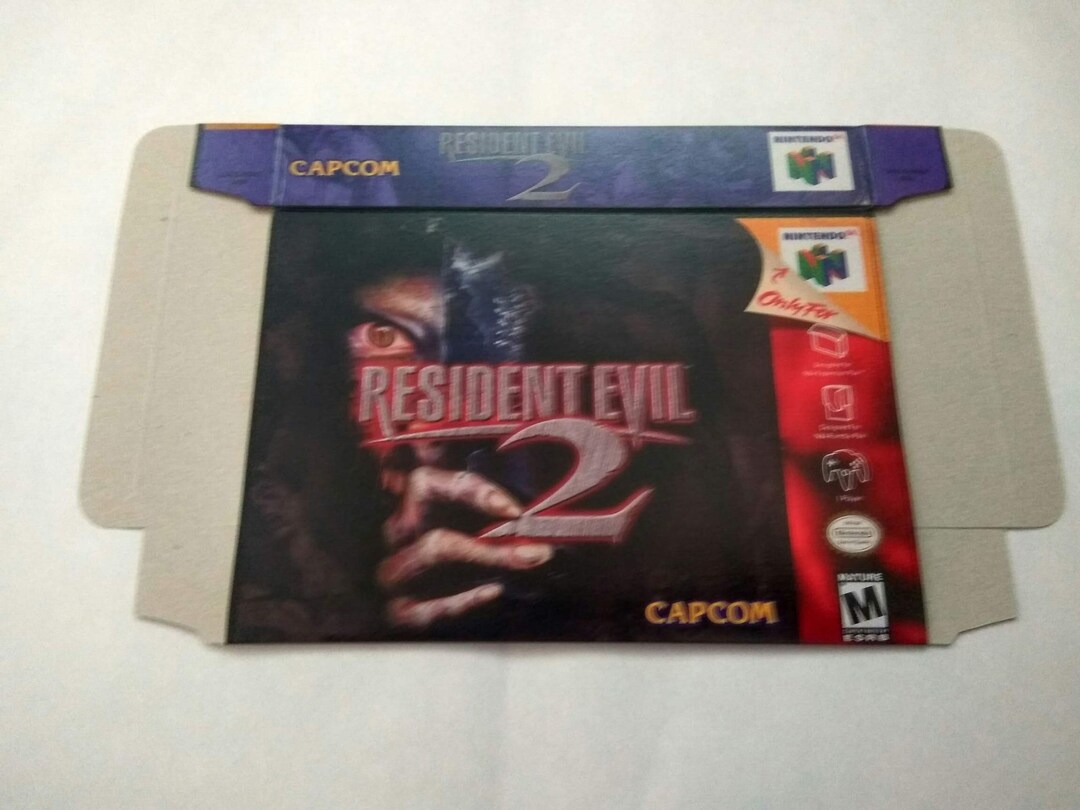 Resident Evil 2 N64 / Nintendo 64 Repro Box / Replacement Box US - Etsy