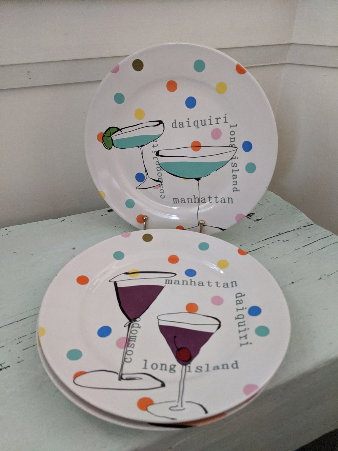 Vintag Rosanna Plates Martini Plates by Rosanna 90s Rosanna | Etsy