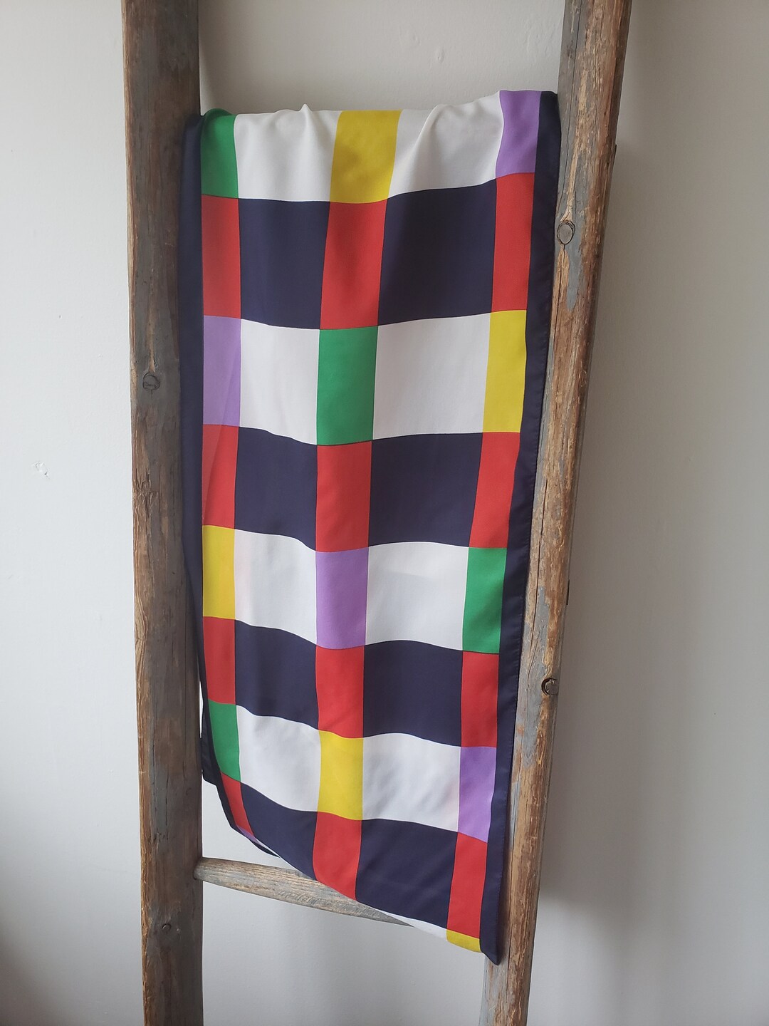 Bright Bold Mod Vintage 60's Style Scarf 52 X 12 Inches Scarves With ...