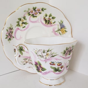 Royal Albert Canada Tea Cup and Saucer Vintage Canadian Memorabilia ...