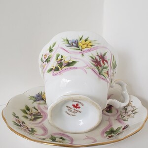 Royal Albert Canada Tea Cup and Saucer Vintage Canadian Memorabilia ...