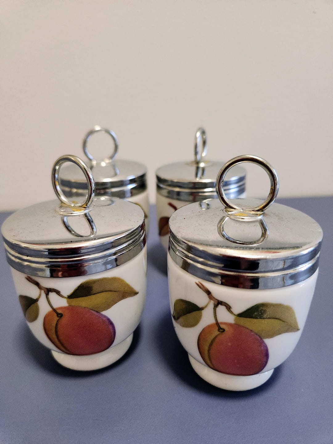 Royal Worcester Egg Coddlers Egg Lovers Breakfast Made Easy Kitchen ...