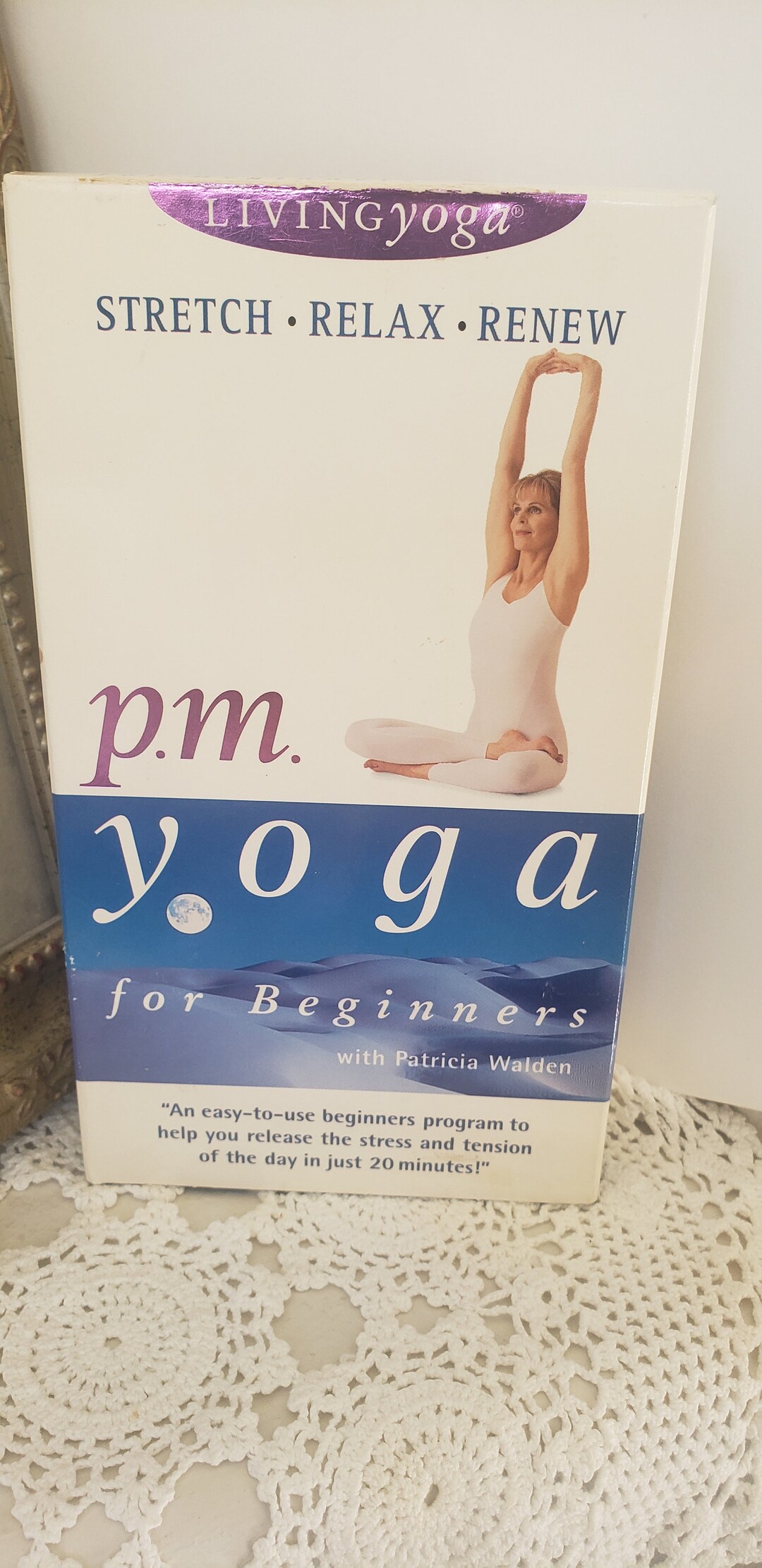 Living Yoga VHS Stretch Relax Renew PM Yoga VHS Evening Yoga With ...