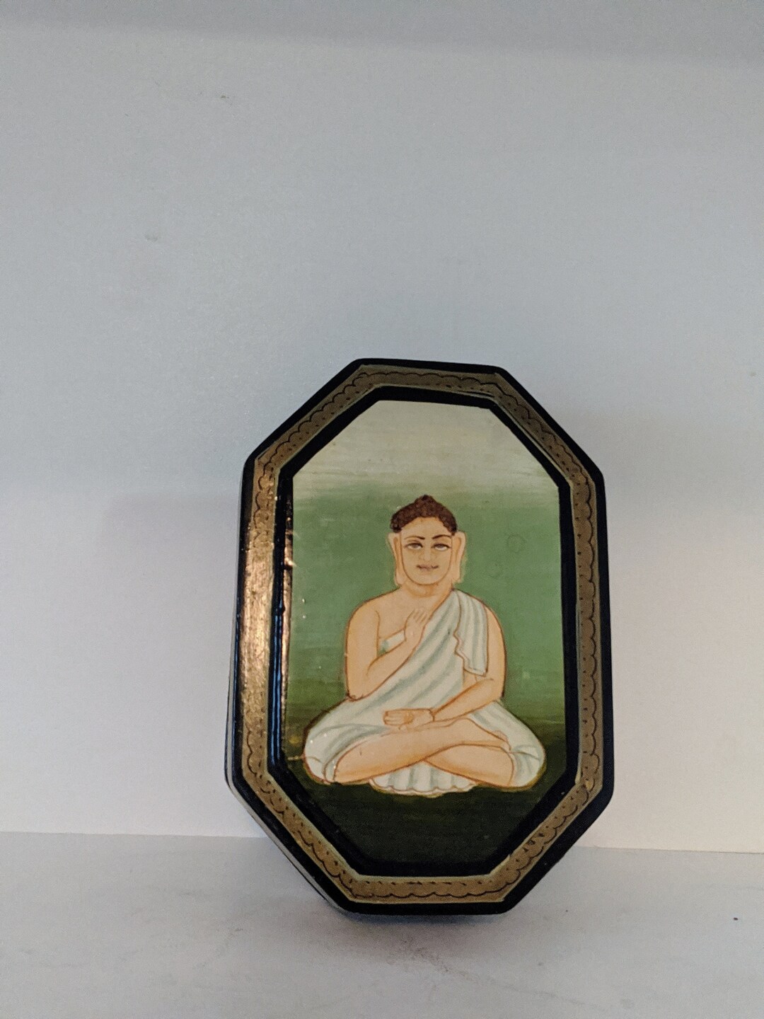 Trinket Box, Collectors Box Yogi Box Meditation Box Gift Box Vintage ...