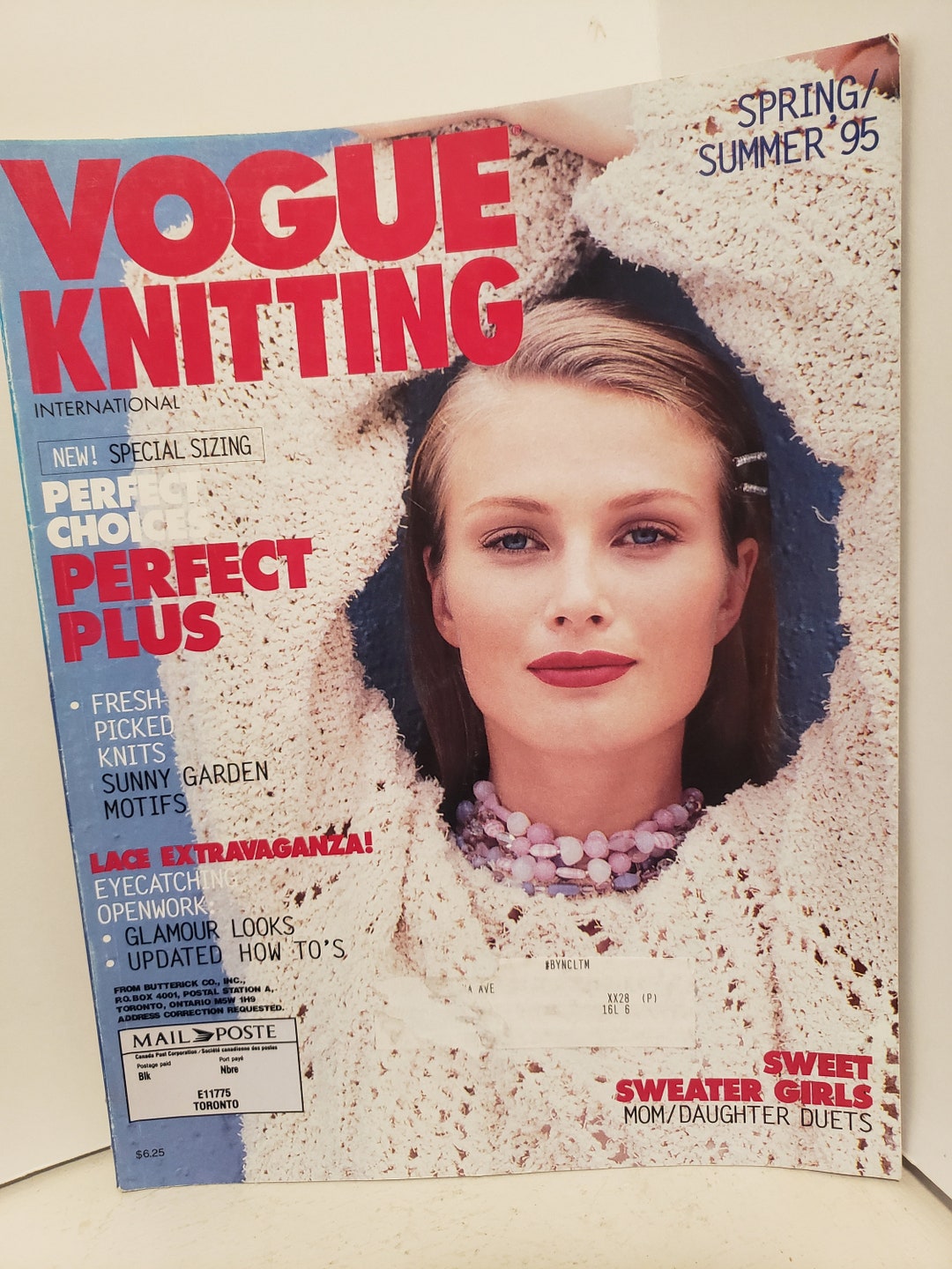 Vintage Vogue Knitting Magazine Spring/summer 1995: Plus Size Knits - Etsy