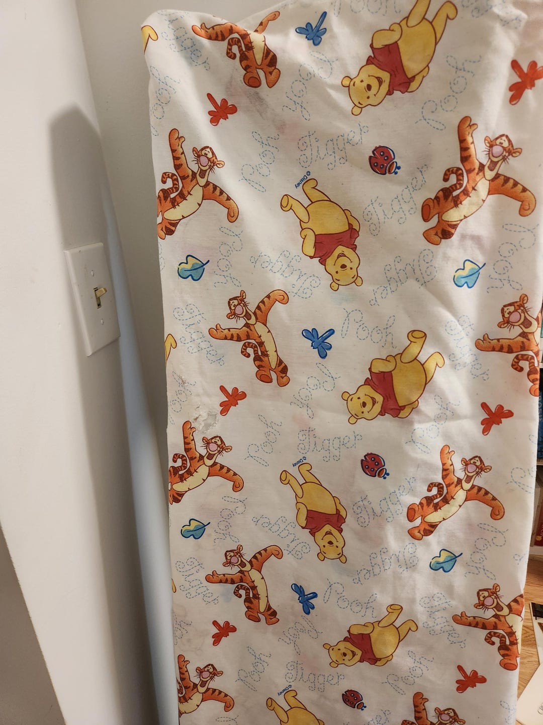 Flat Pooh Bear Sheet Disney Bedroom Decor Bed Sheet for Winnie the Pooh ...