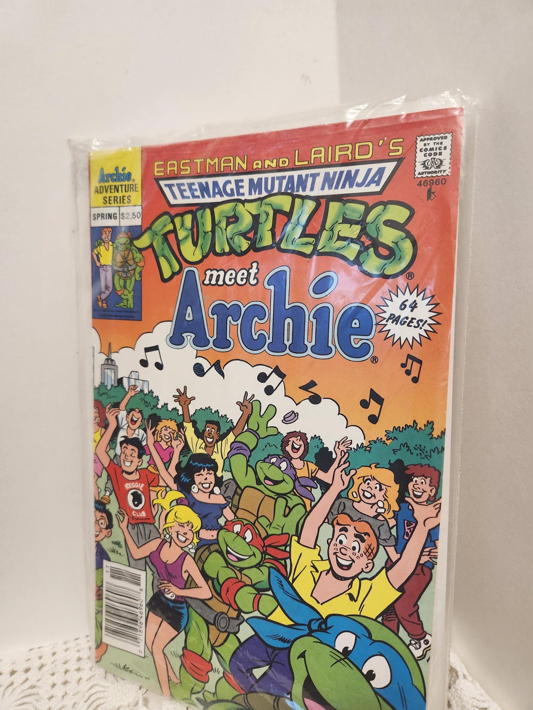 Archie Comic Book 1991 Eastman and Lairds's Teen Age Mutant Ninja ...