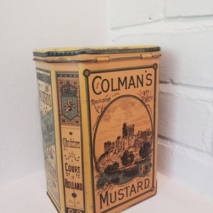 Colman's Mustard Tin Vintage Storage Tin Decorating With Vintage Tins ...