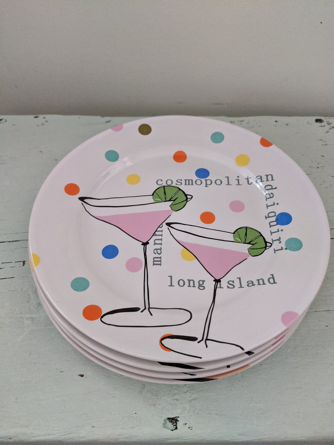 Vintag Rosanna Plates Martini Plates by Rosanna 90s Rosanna | Etsy