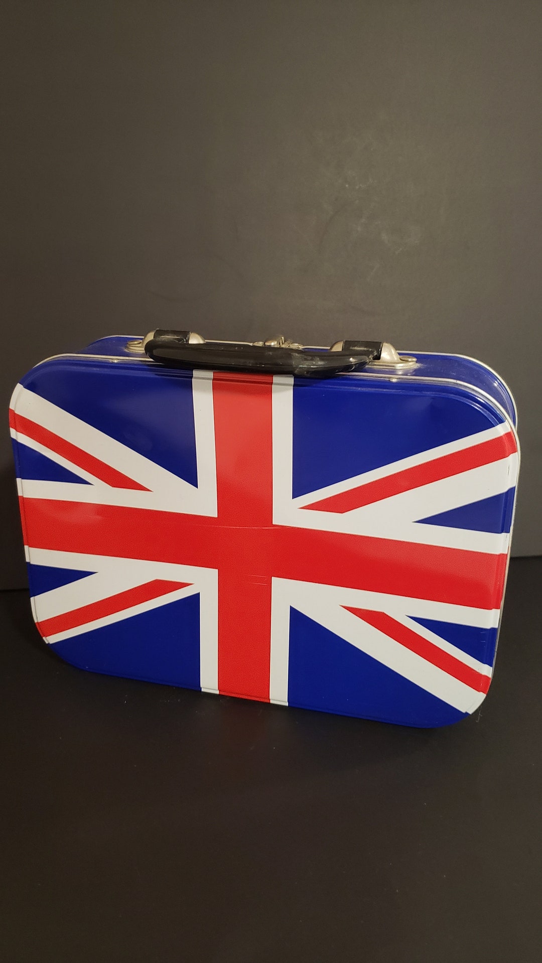 Vintage United Kingdom Flag Lunch Box - Etsy