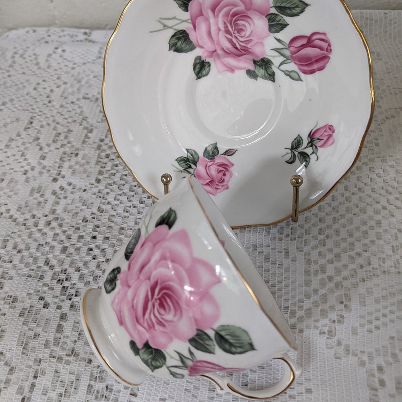 Pink Rose Tea Set - Etsy