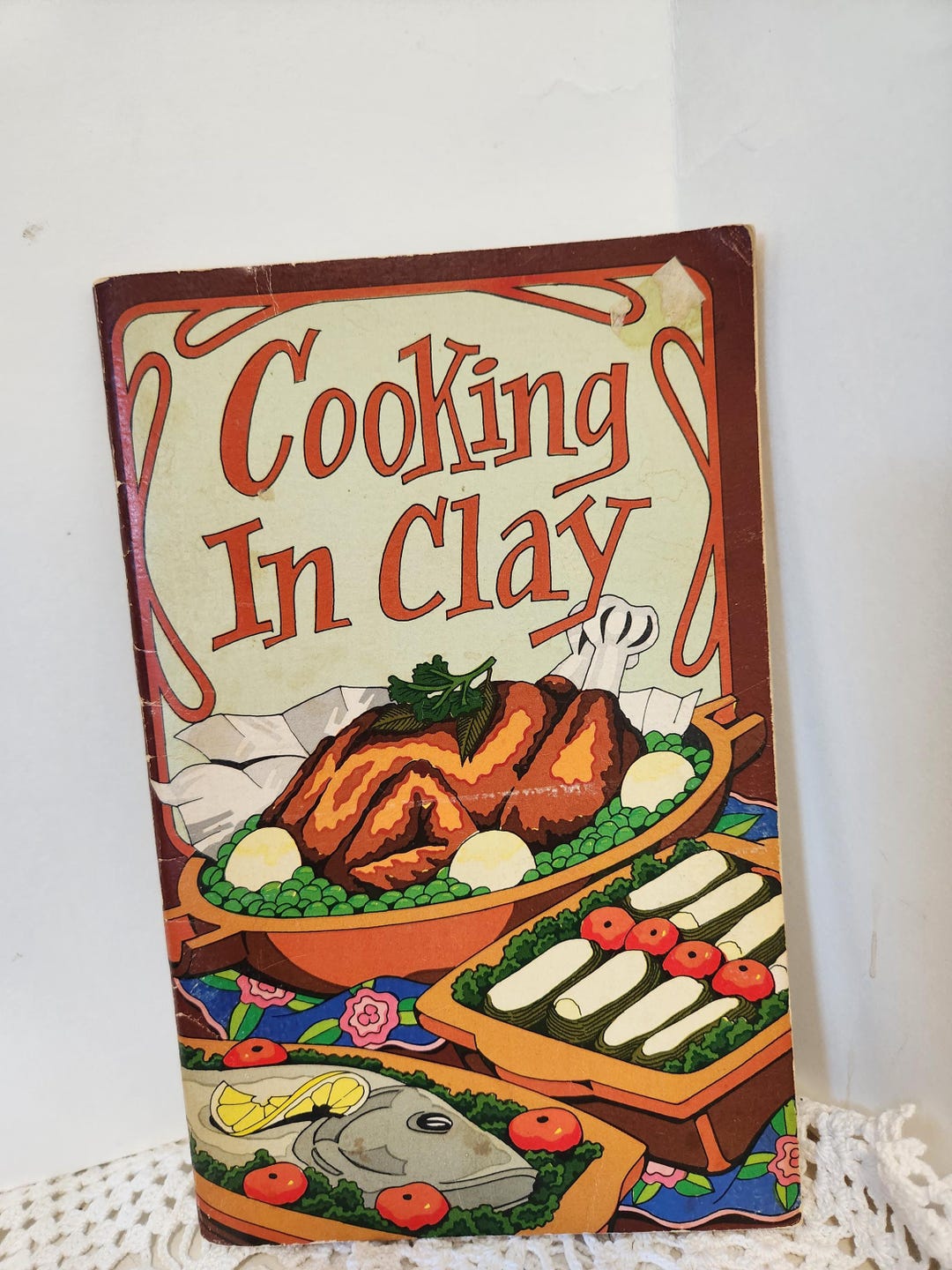 Cooking in Clay Paper Back 70s Book Irenea Chalmers Drawings by B ...